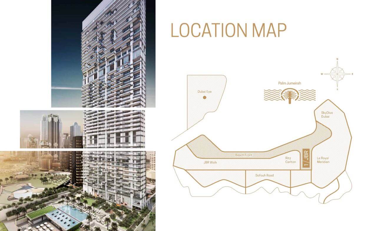 1/JBR in Jumeirah Beach Residences | 100% DLD Waiver + 3 Years PHPP