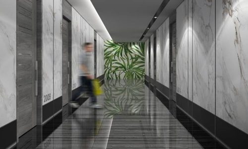 Blue Waves Tower by Tiger Group at Dubai land Residence Complex