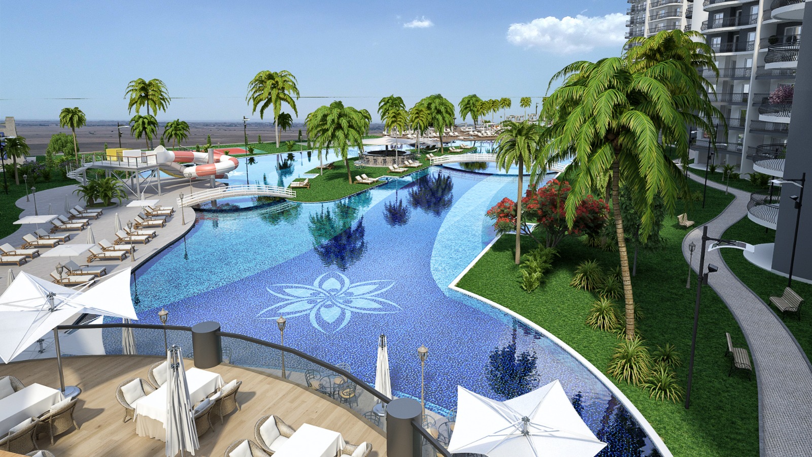 Edelweiss Residence Apartments in Long Beach, Iskele