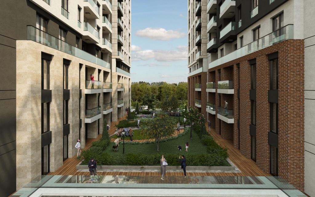 Mega Garden Park Apartments in Zeytinburnu, Istanbul