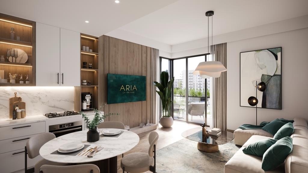 Aria Apartments by Nshama Developers at Town Square, Dubai