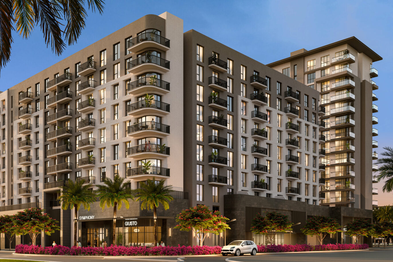 Symphony Apartments by Nshama Developers at Town Square, Dubai
